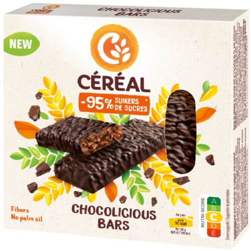 Chocolicious repen met 95% minder suikers | Céréal