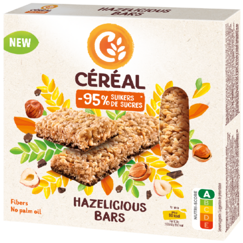 Hazelicious repen met 95% minder suikers | Céréal