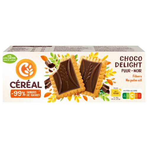 Choco Delight Puur met 99% minder suikers van Céréal
